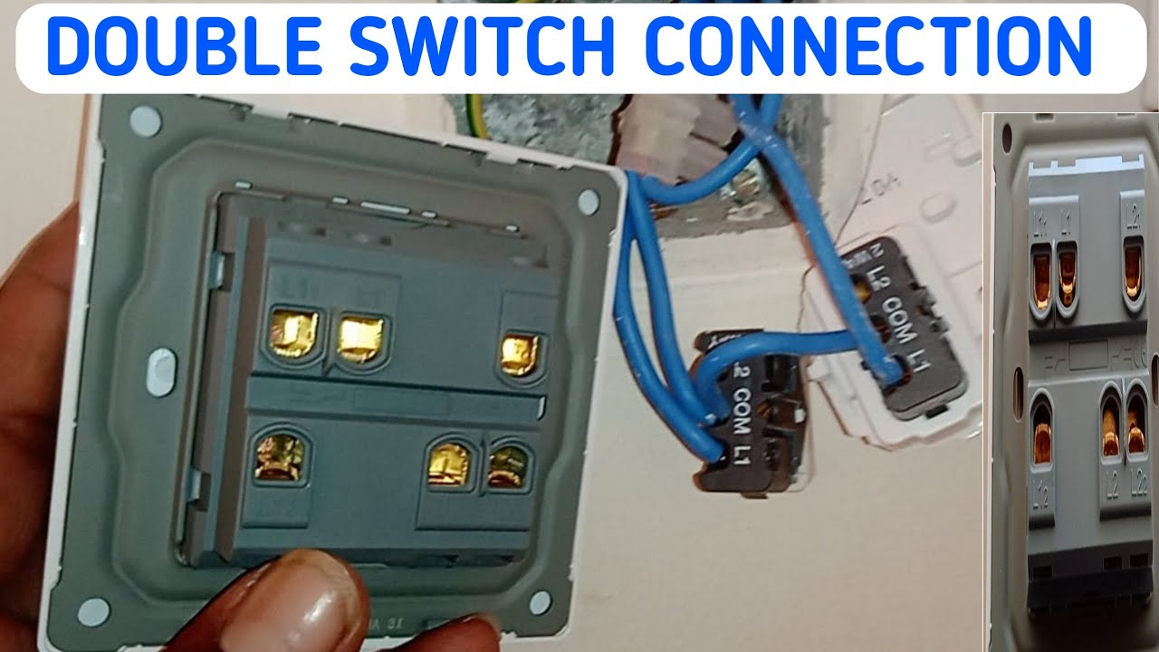 two gang two way switch wiring | 2 gang switch wiring | Electrical ...