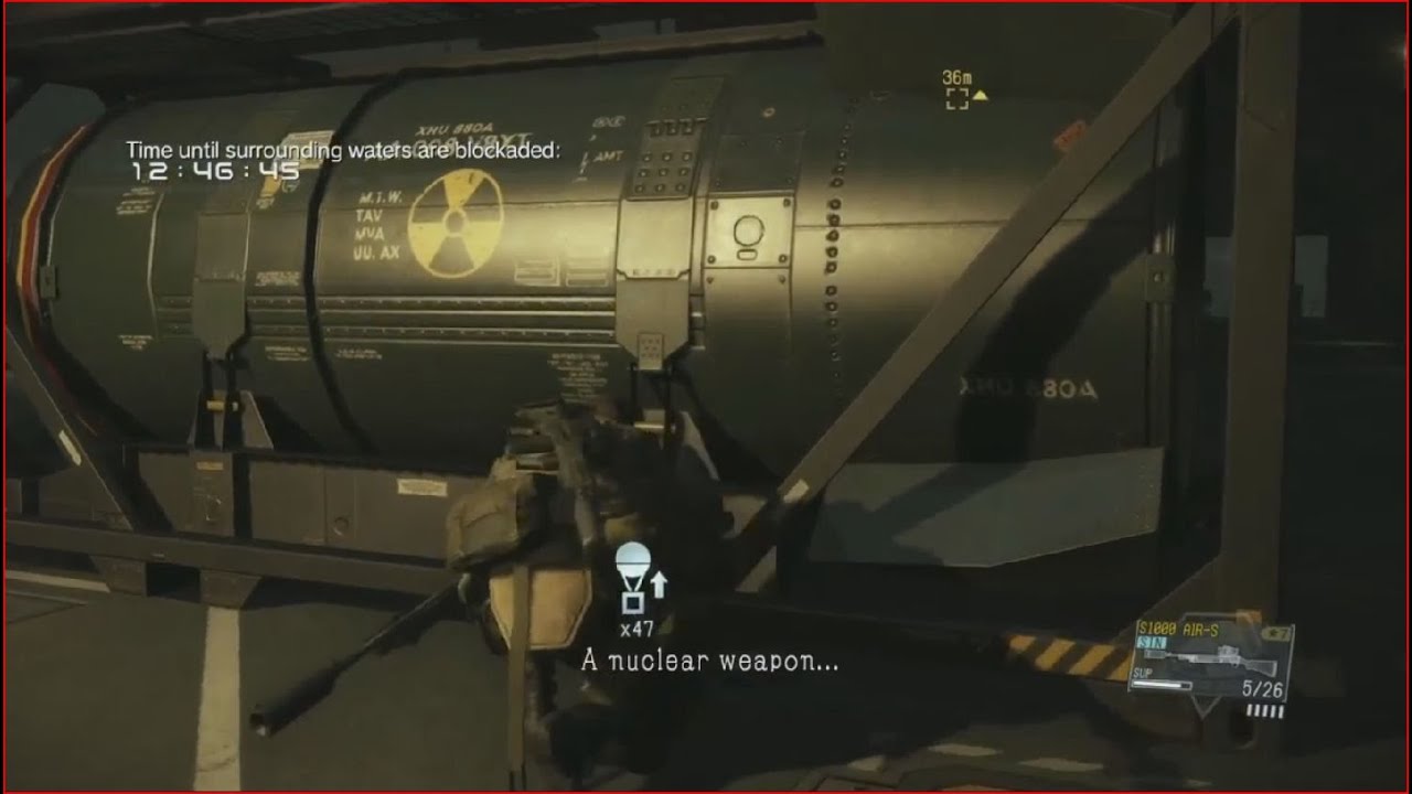 Metal Gear Solid V The Phantom Pain Nuke Stolen Then Disposed ...