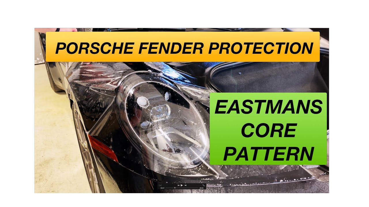 Applying PPF/Paint Protection Film To a Porsche Fender - YouTube