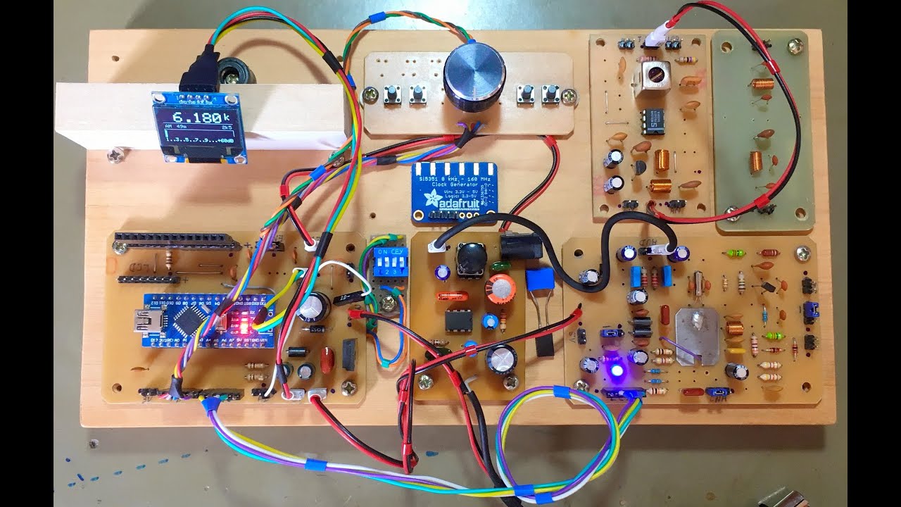 Si5351 + Si4735 DSP Radio Double Conversion - Update SSB Reception ...