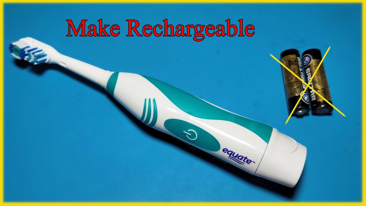 Convert Your Electric Toothbrush to Rechargeable in Minutes - YouTube