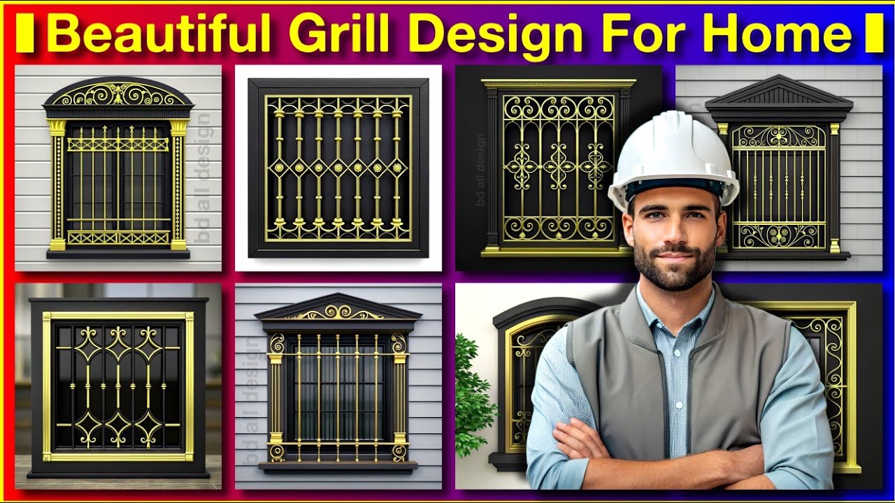 Beautiful grill design for home | Grill Design | Window Grill Design ...