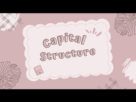 VIDEO PRESENTATION- CHAPTER 3 (CAPITAL STRUCTURE) - YouTube