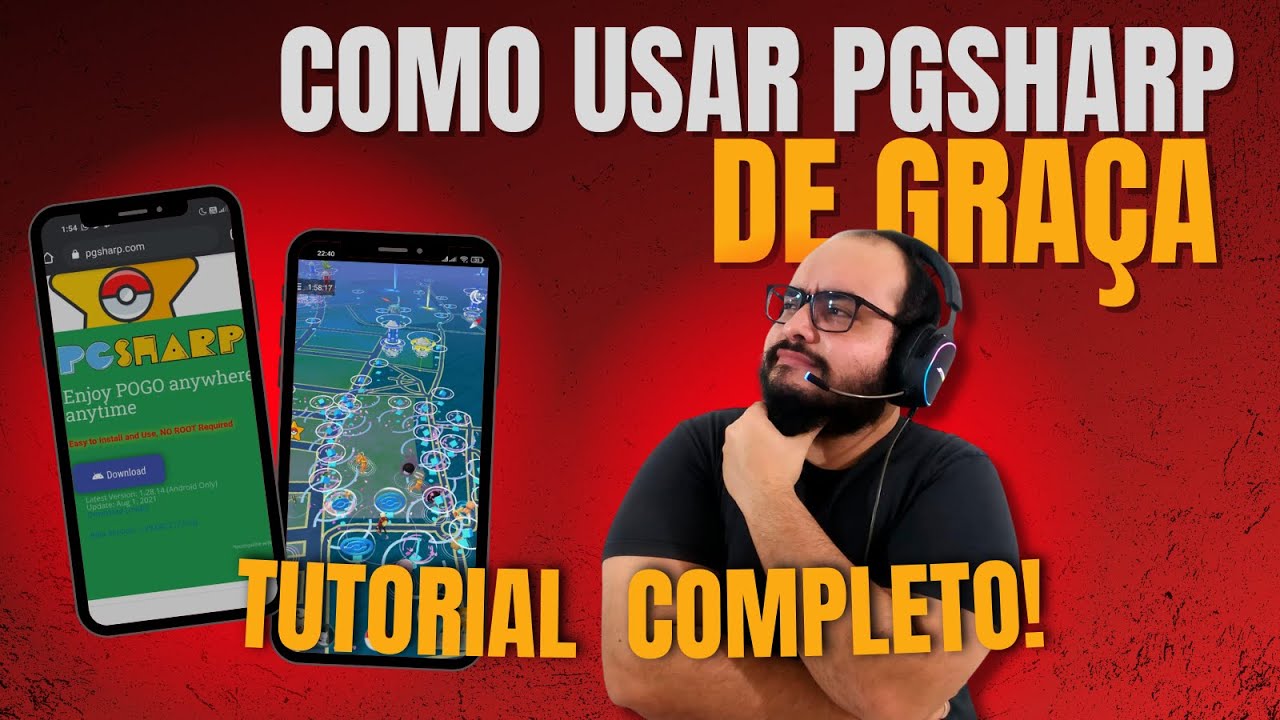 Como baixar, instalar e usar PGSHARP- Tutorial Completo - YouTube