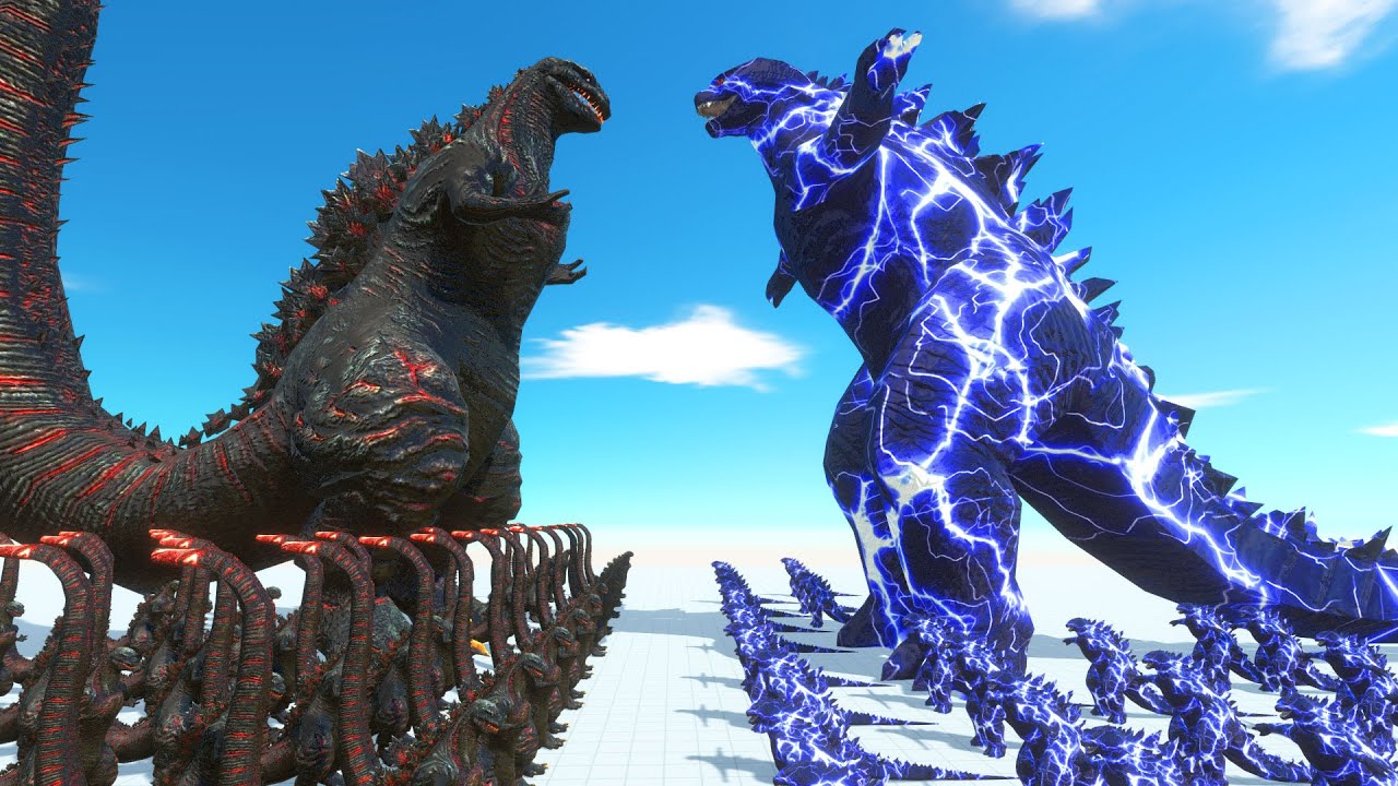 SHIN GODZILLA DEATH RUN - GODZILLA 2014 LIGHTNING KING - SUPER HERO ...