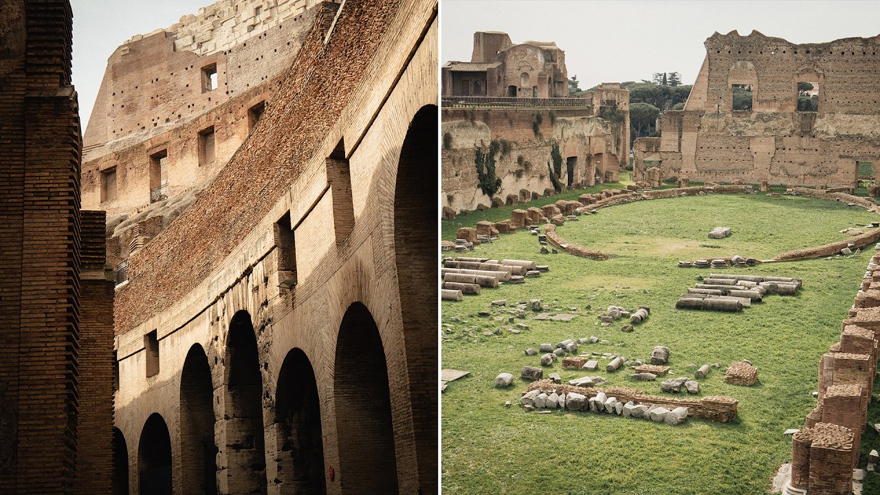 Roman Colosseum Dungeon and Palace Photo Walk | Lumix S5 II - YouTube