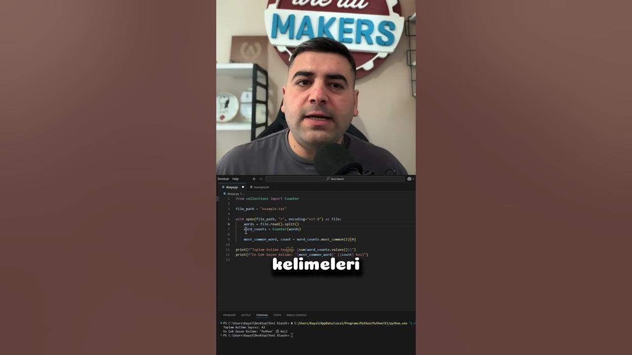 Python Counter Kullanımı - YouTube