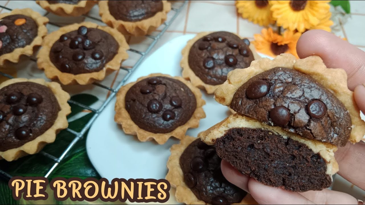 Pie Brownies mini ide jualan kekinian || Pie brownies SHINY CRUST - YouTube