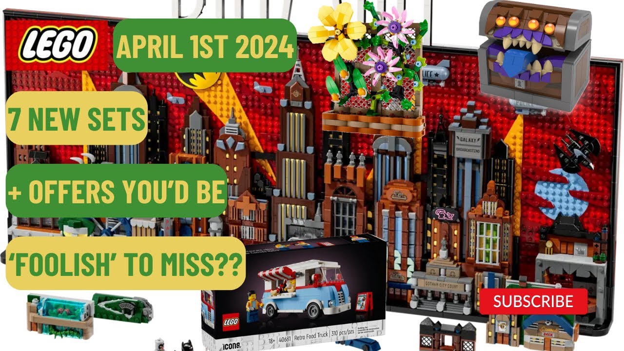LEGO April 1st New Sets and Offers - join me as I take a look at ...