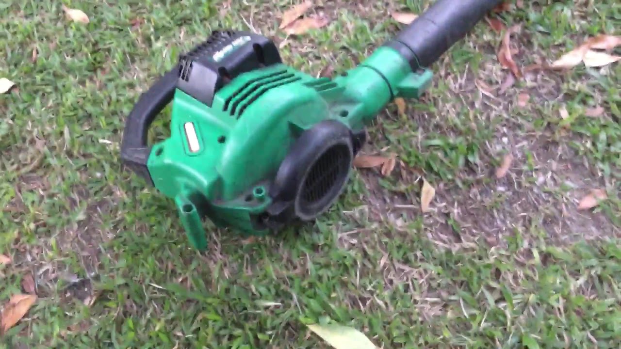 WeedEater leaf blower. - YouTube