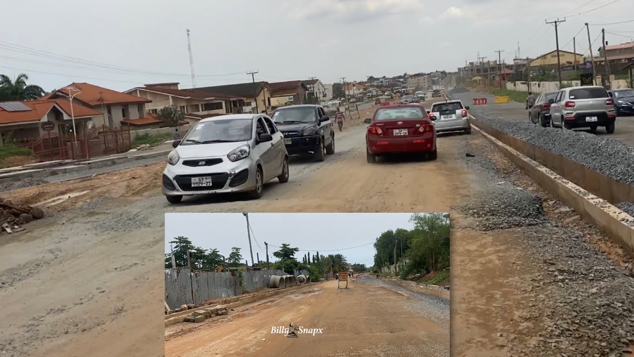 Spintex Manet Dualization Road Construction to North Legon | East Legon ...