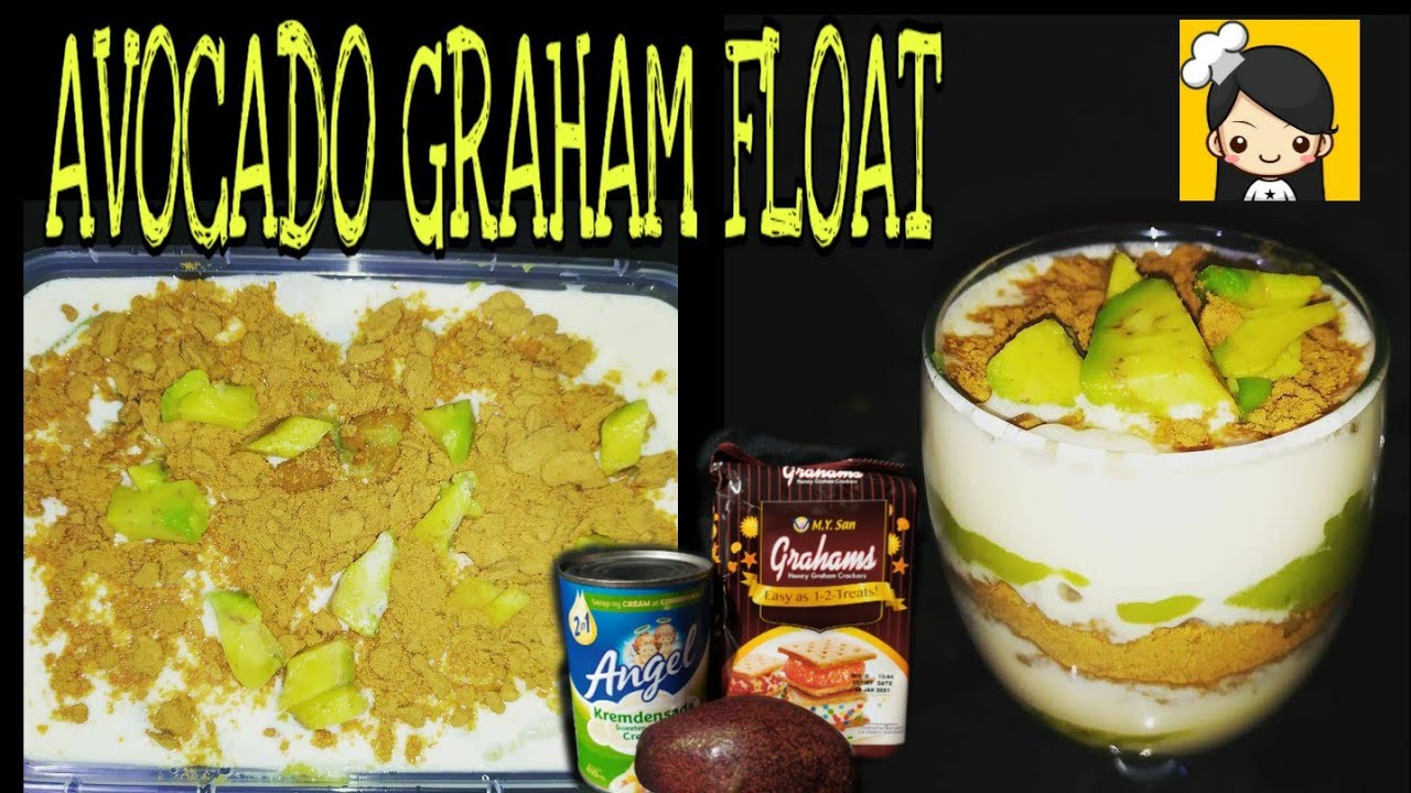 Avocado Recipe | Avocado Graham Float in a Glass and Tub Dessert and ...