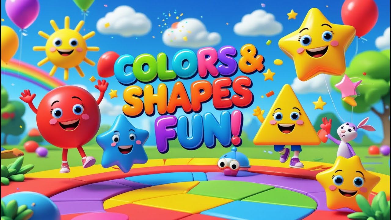 Colors and Shapes, Let’s Explore | Shapes and Colors Fun for All ...