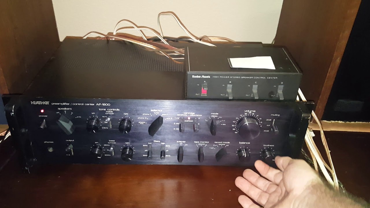 Heathkit ap 1800 preamplifier