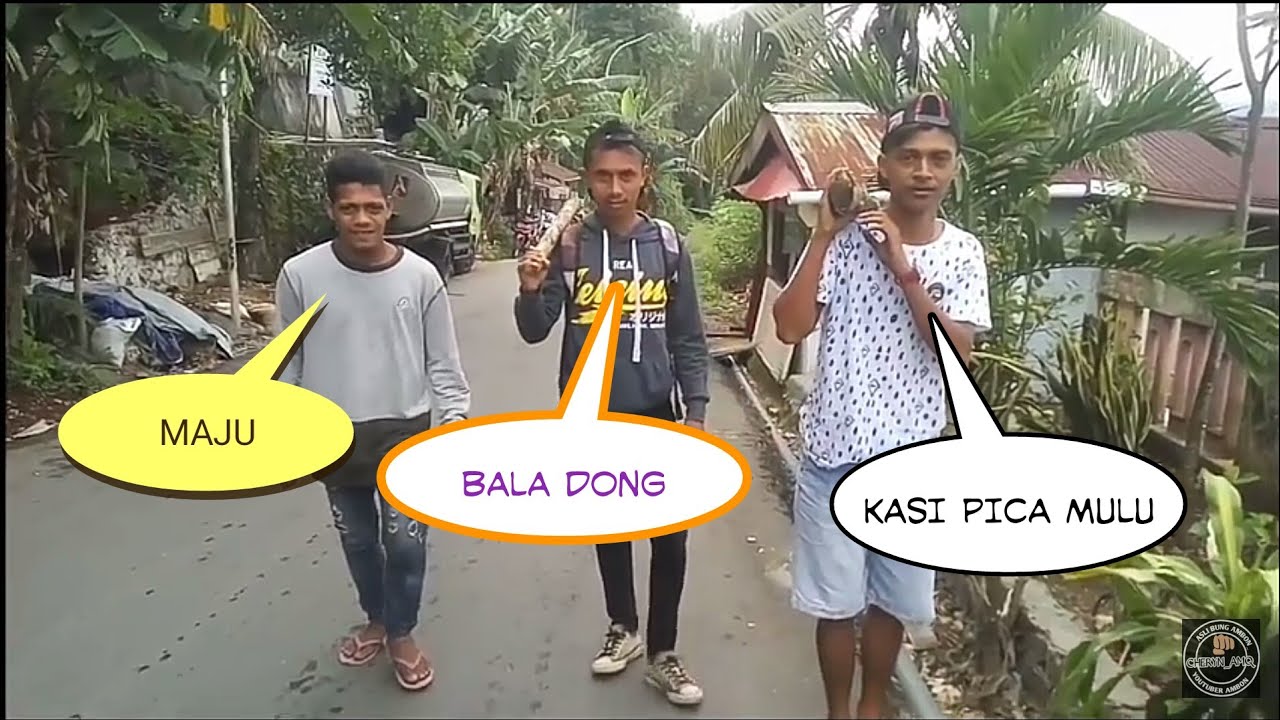 PREMAN AMBON PENAKUT SAMPAI LARI - YouTube
