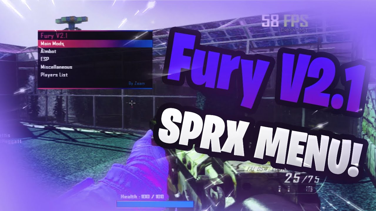 BO2 FURY V2.1 [HEN/CFW] NON-HOST MOD MENU | FREE DOWNLOAD‼️ - YouTube