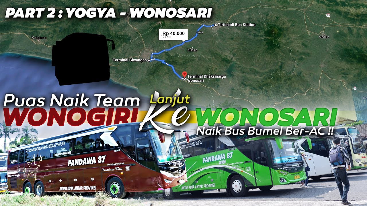 NAIK "HARTA KARUN" BUS BUMEL TERBAGUS DI JALUR YOGYA - WONOSARI, BER AC ...