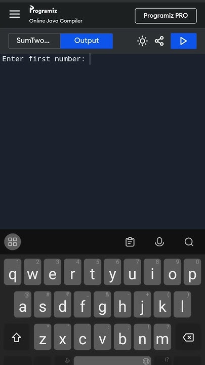 #in Java using scanner method print the sum of two number - YouTube