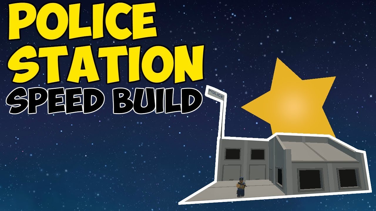 BUILDING A POLICE STATION | Unturned Building - YouTube