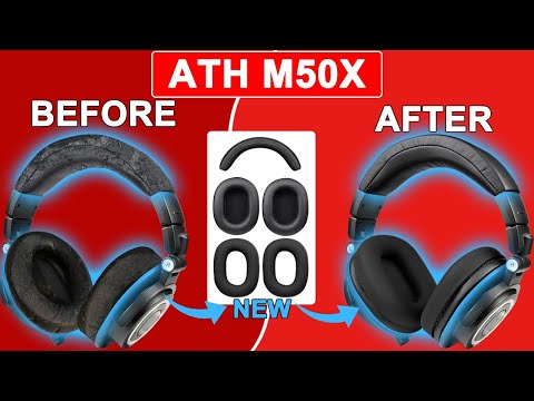 SOULWIT® | How to Replace ATH M50X Earpads and Headband | Repair Parts Kit