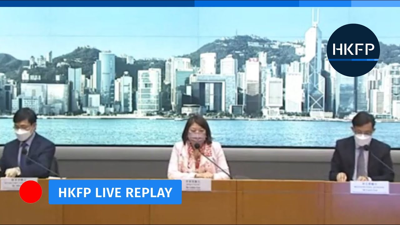 HKFP_Live: Hong Kong health authorities meet the press - YouTube
