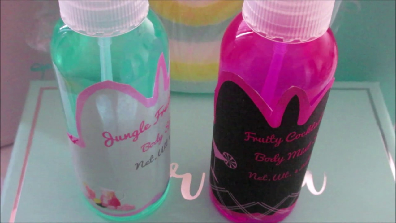 DIY Summer Summer Body Mist Spray - YouTube