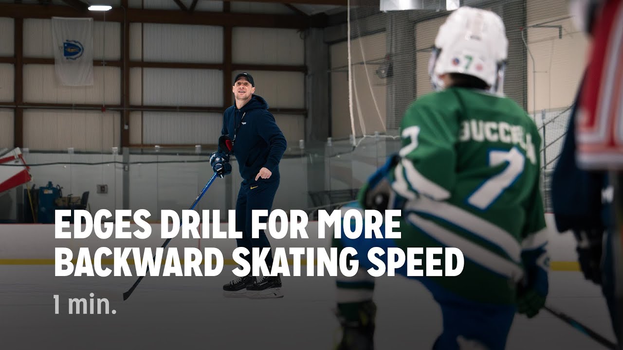 Edges Drill For More Backward Skating Speed - YouTube