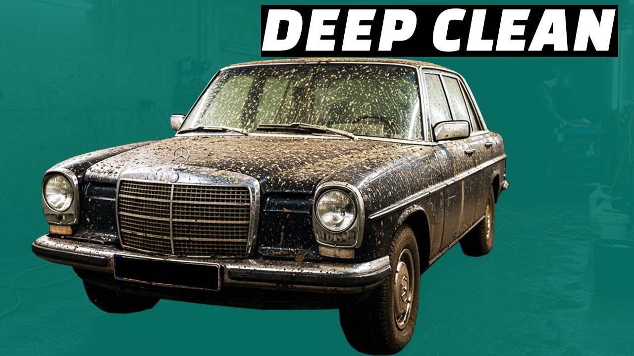 Dirtiest Classic Car Ever? Watch Deep Cleaning This 1970 Mercedes-Benz ...