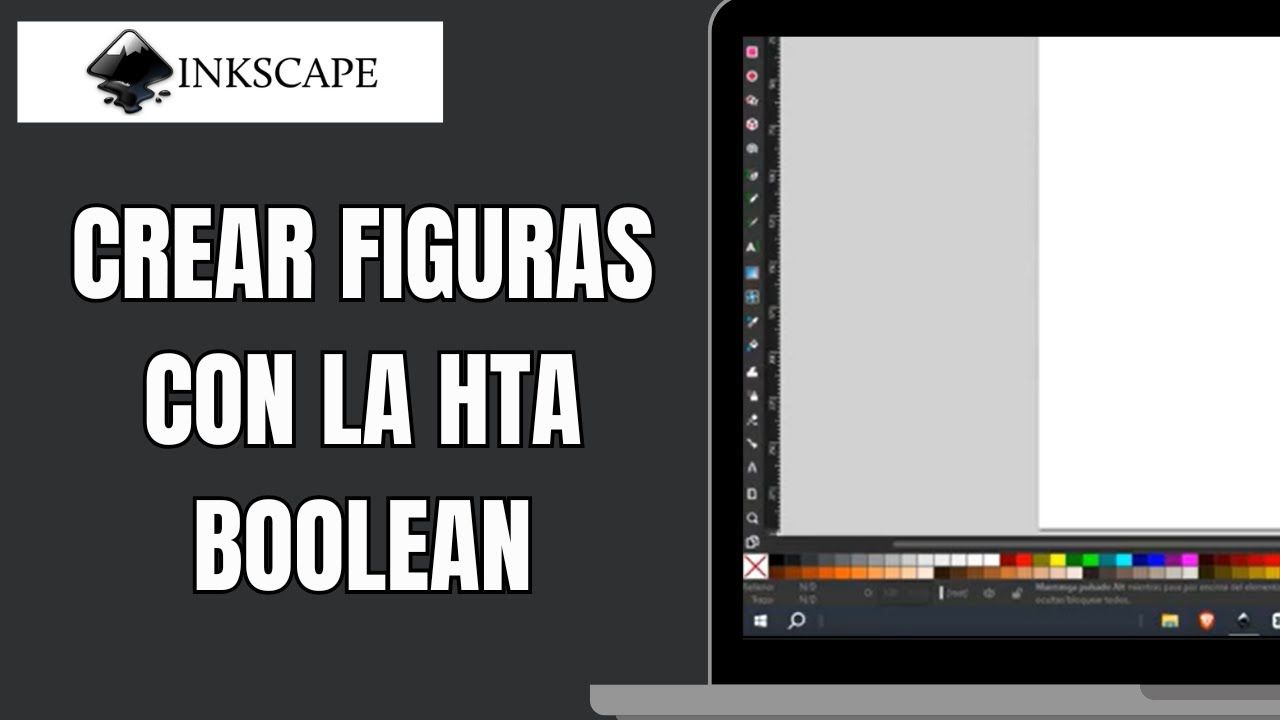 Crear Figuras Con La Hta Boolean En Inkscape - YouTube
