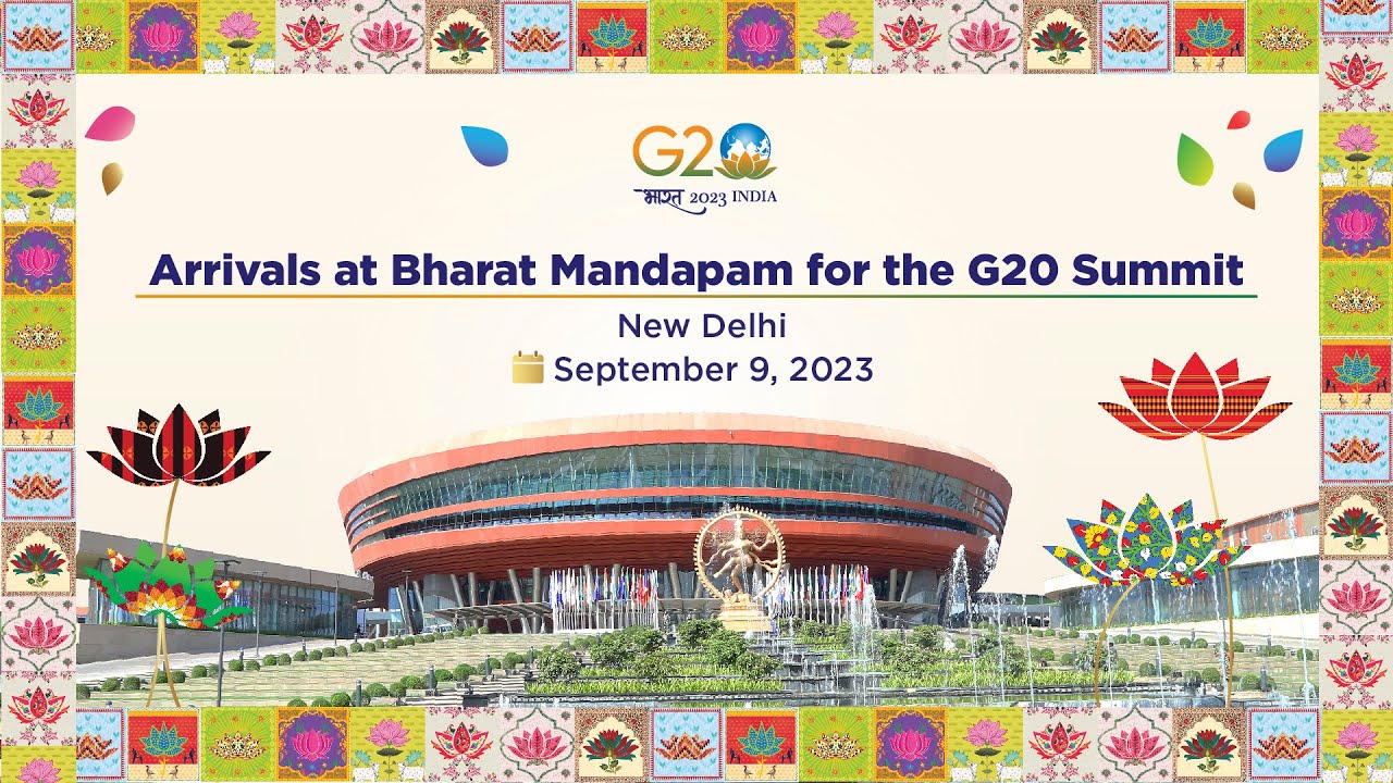 Arrivals at Bharat Mandapam for the G20 Summit - YouTube