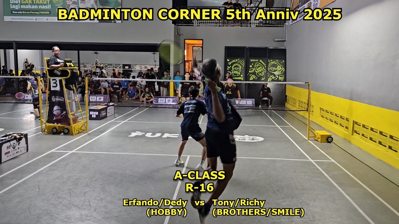 Erfando Masela/Dedy Prasetyo (HOBBY) vs Tan Tony/Yusuf Richy (BROTHERS ...