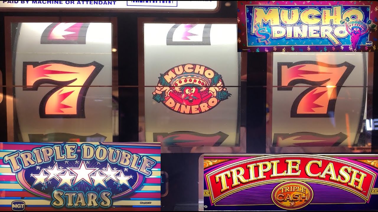 TRIPLE DOUBLE STARS + TRIPLE CASH + MUCHO DINERO SLOT PLAY! MUCHO ...