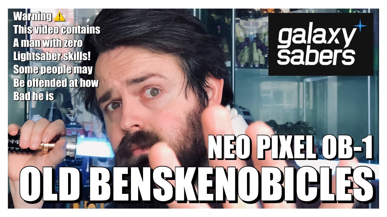 Galaxy Sabers OB1 NEO PIXEL SABER Star Wars Obi-Wan Kenobi ANH Lightsaber Review - YouTube
