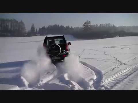 Suzuki Jimny on the snow :-) - YouTube