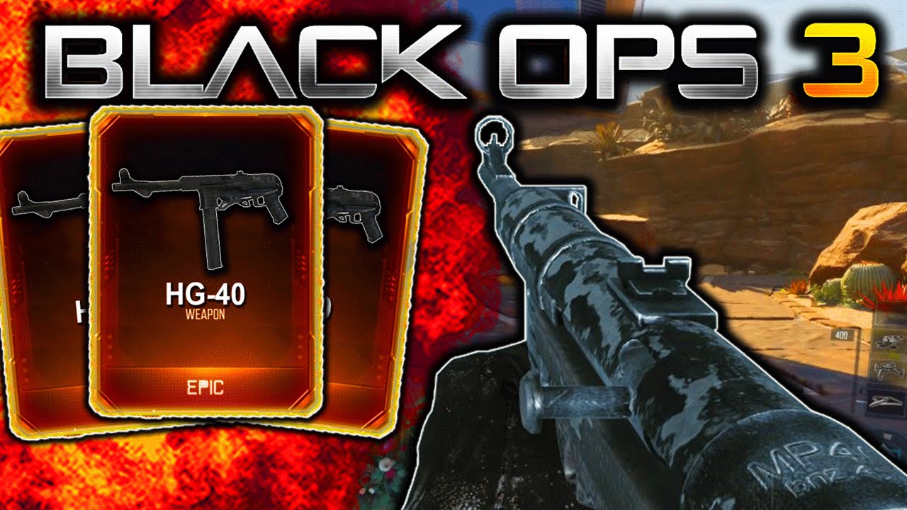 MP40 New DLC GUN Coming to Black Ops 3!? - HG-40 SMG LEAKED IN CALL OF ...