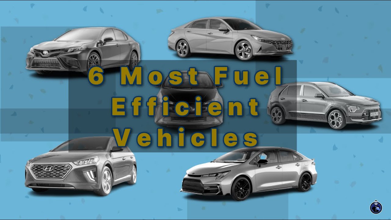 6 Most Fuel-Efficient Vehicles - YouTube