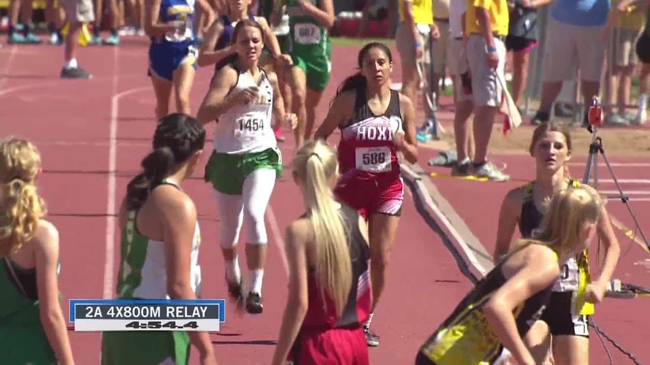 Finals Girls 2A 4X800 Meter Relay - YouTube