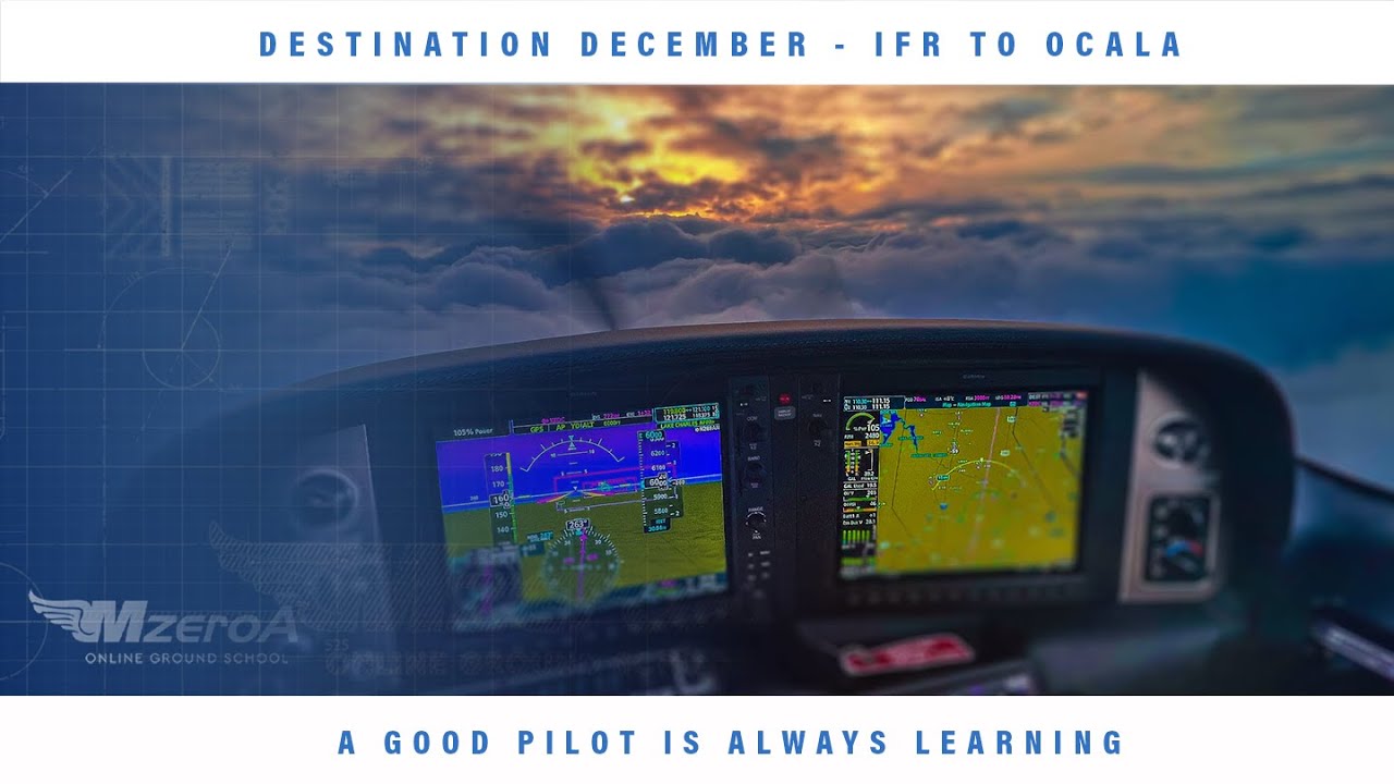 Solid IFR Flight To Ocala - MzeroA Online Ground School - YouTube
