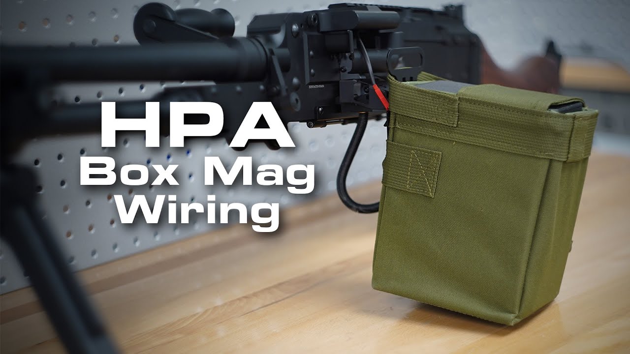 Wiring an M249 Box Mag for HPA - What The Tech - YouTube
