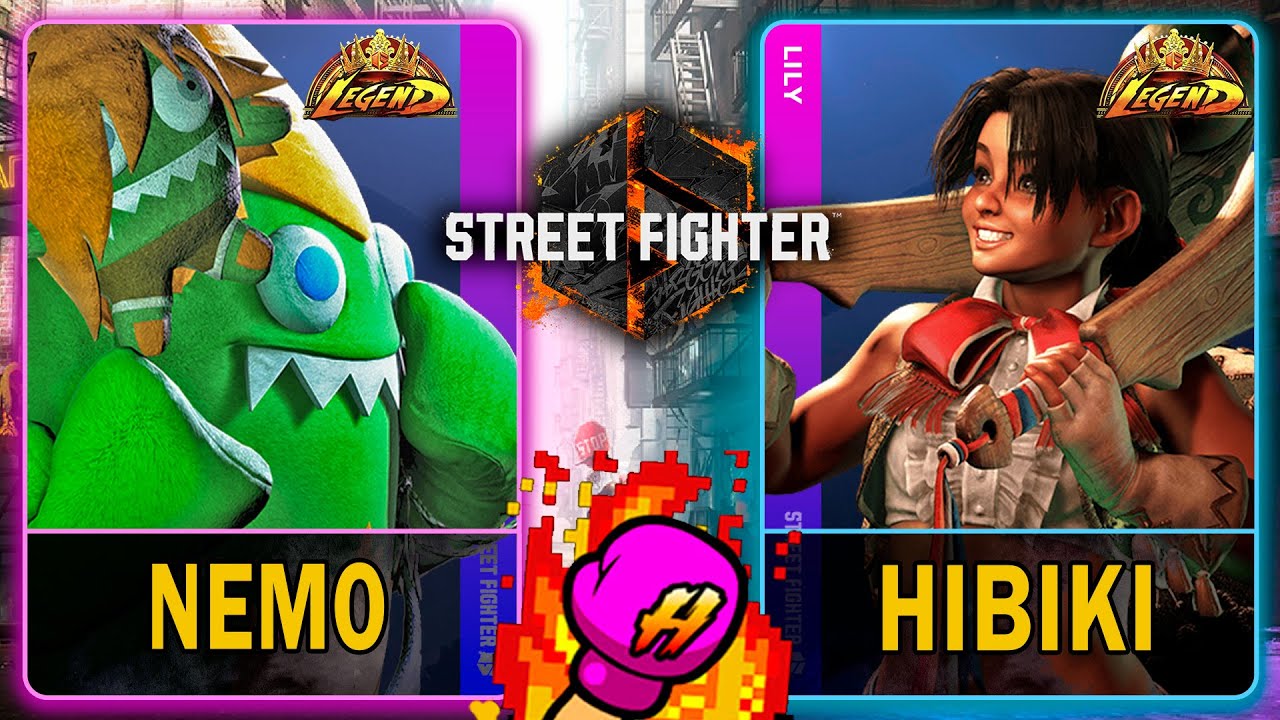SF6 Nemo (BLANKA) VS Hibiki (LILY)🥊Street Fighter 6🥊スト6🥊4K 60ᶠᵖˢ - YouTube
