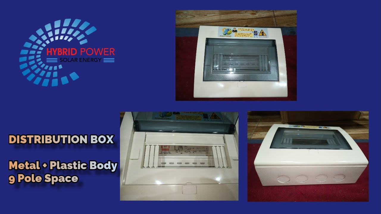 Solar System Distribution Box I Metal plus plastic Db Box I 9 Pole ...