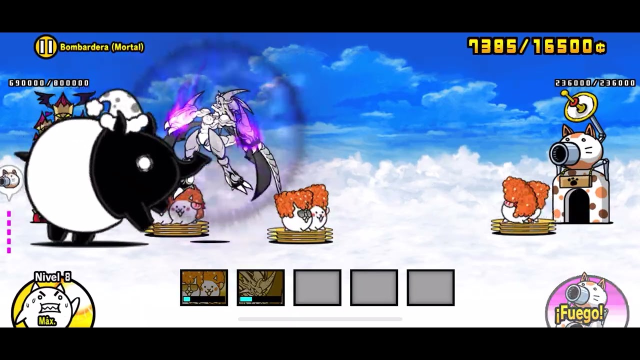 The Battle Cats | Bakoo destruido usando solo 2 unidades y ningún ...