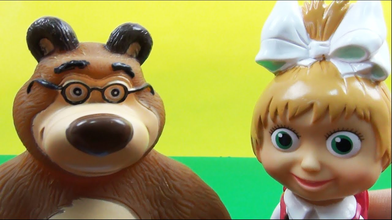 Masha i Medved surprise eggs - YouTube