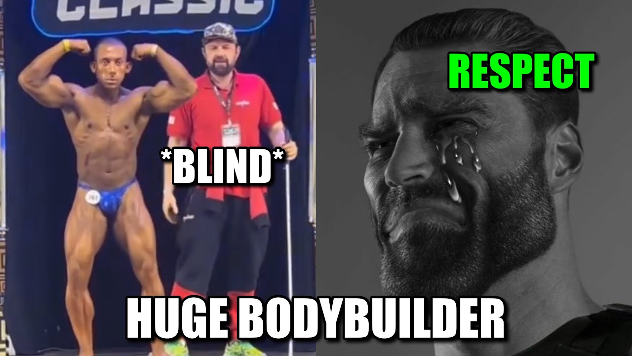 Zyzz - Blind bodybuilder on stage.. - YouTube