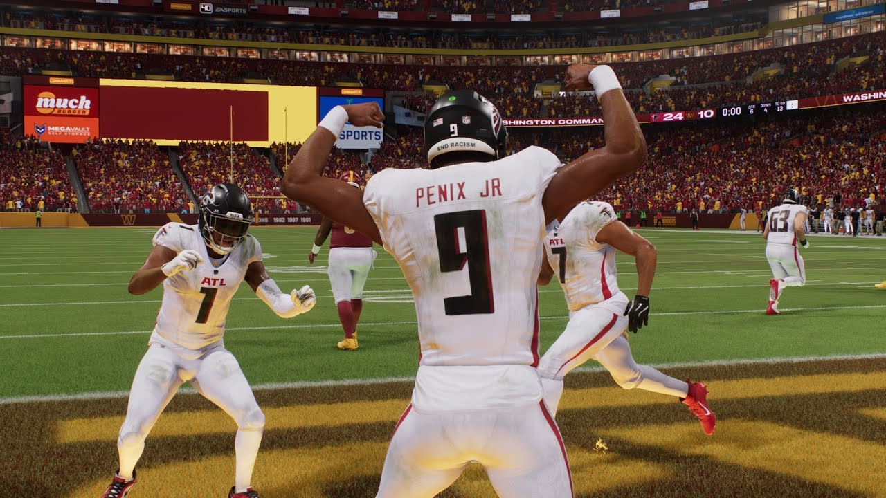 Madden NFL 25 Week 17 SNF Atlanta Falcons vs Washington Commanders ...