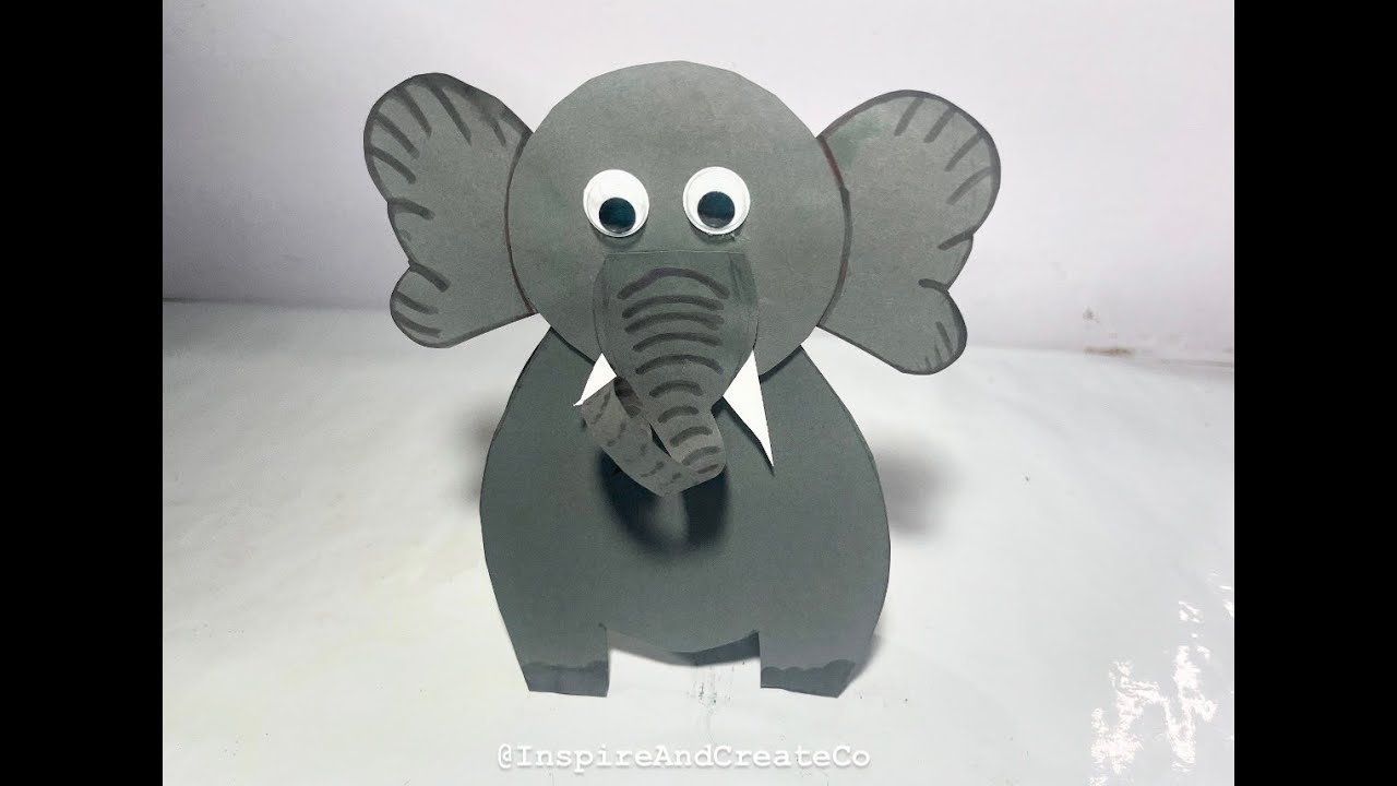 🦁Learn How to Craft an Elephant-astic from Craft Paper! #easycrafts # ...
