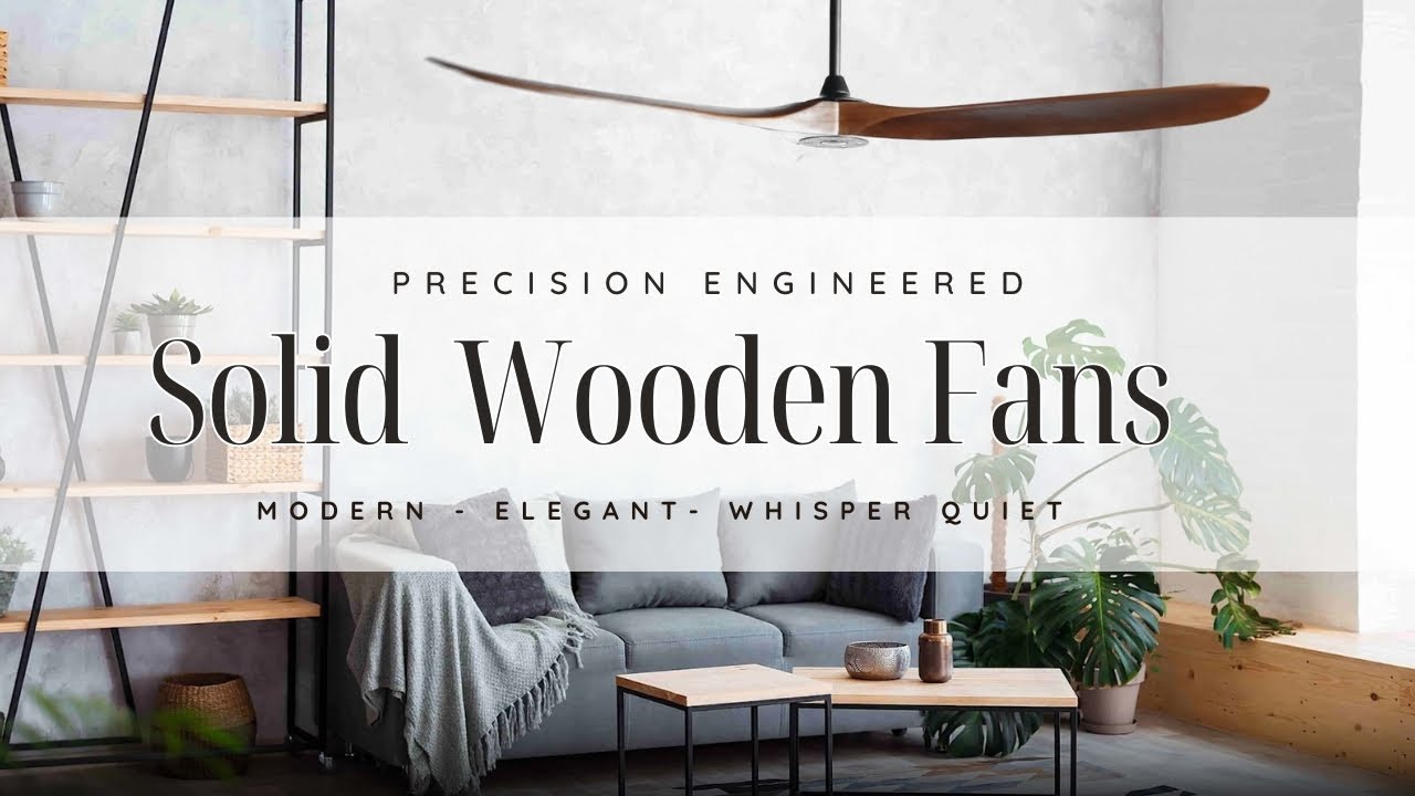 Solid Wooden Timber Ceiling Fans - Elegant, Premium Quality & Precision ...