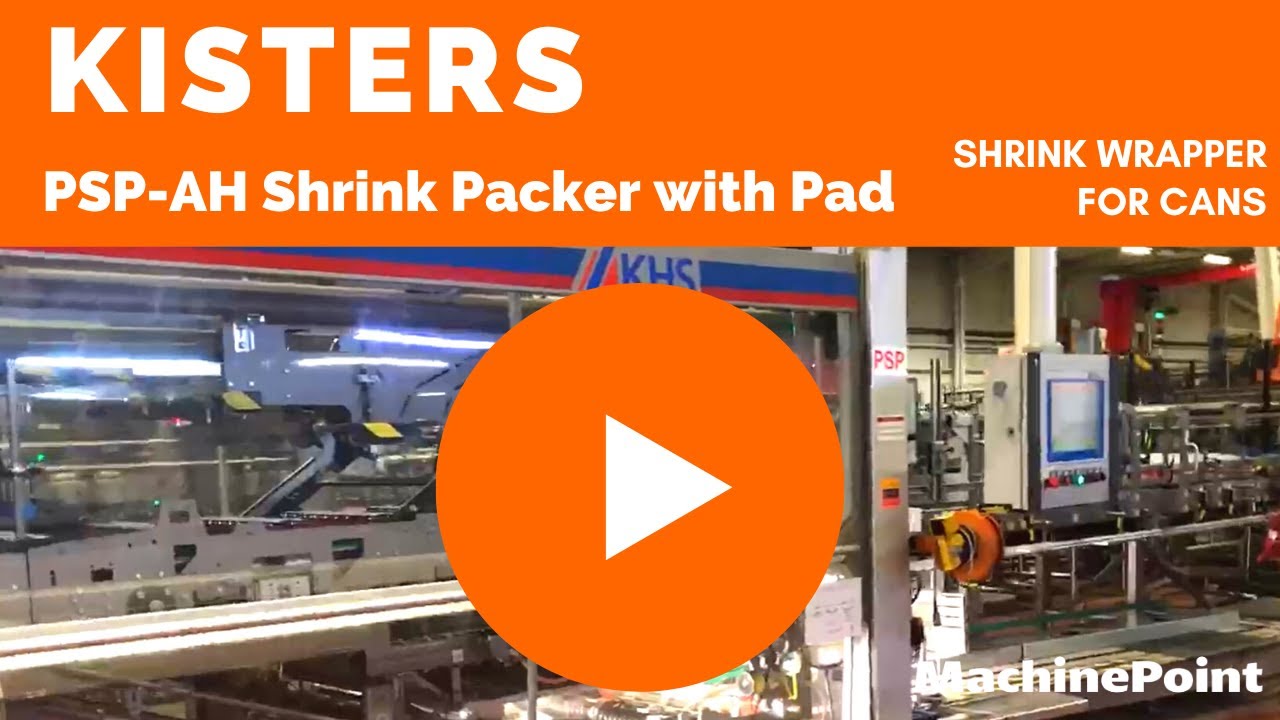 KISTERS PSP-AH Shrink Packer with Pad Shrink wrapper for cans | KISTERS ...