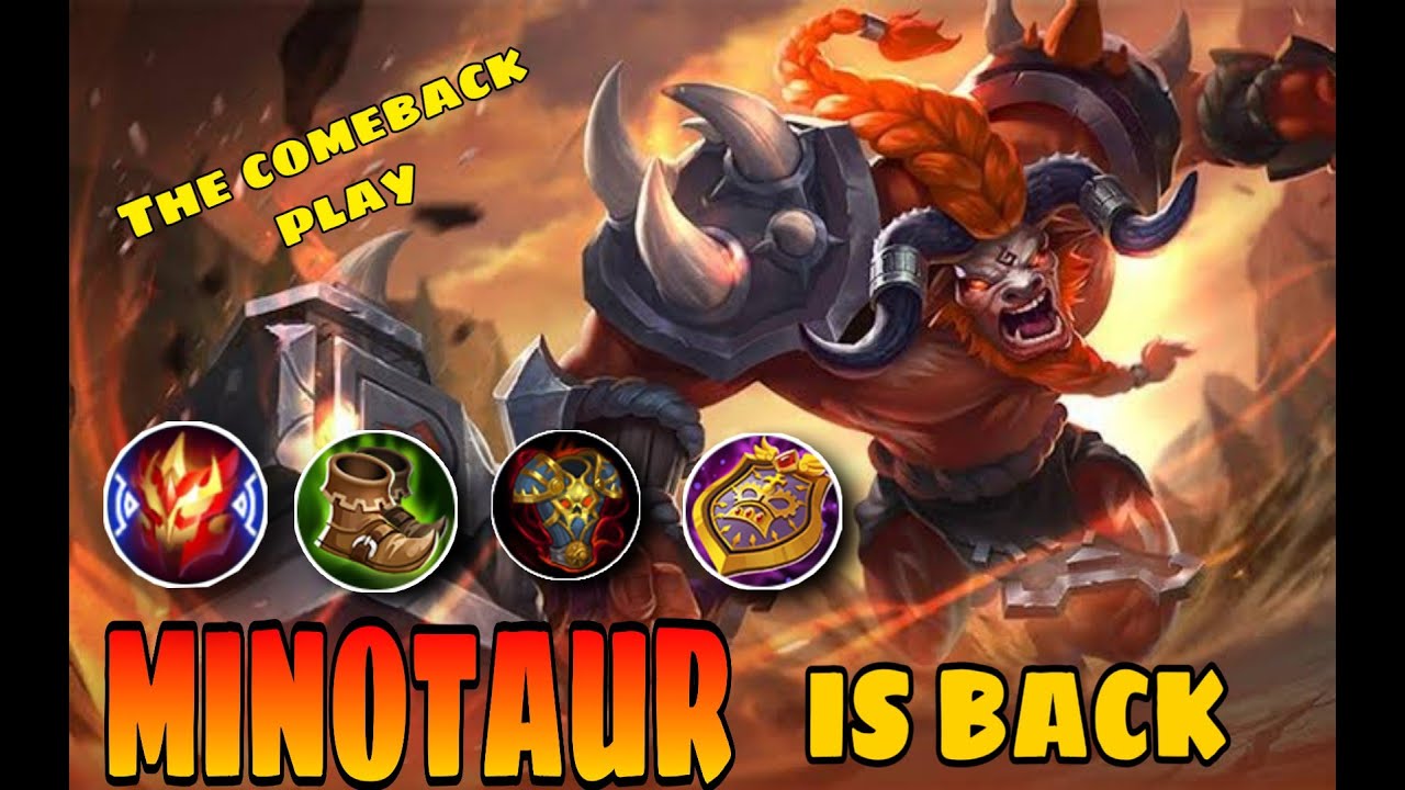 MINOTAUR IS BACK TO THE META | GAMEPLAY | TUTORIAL | VENOM | MOBILE LEGENDS - YouTube