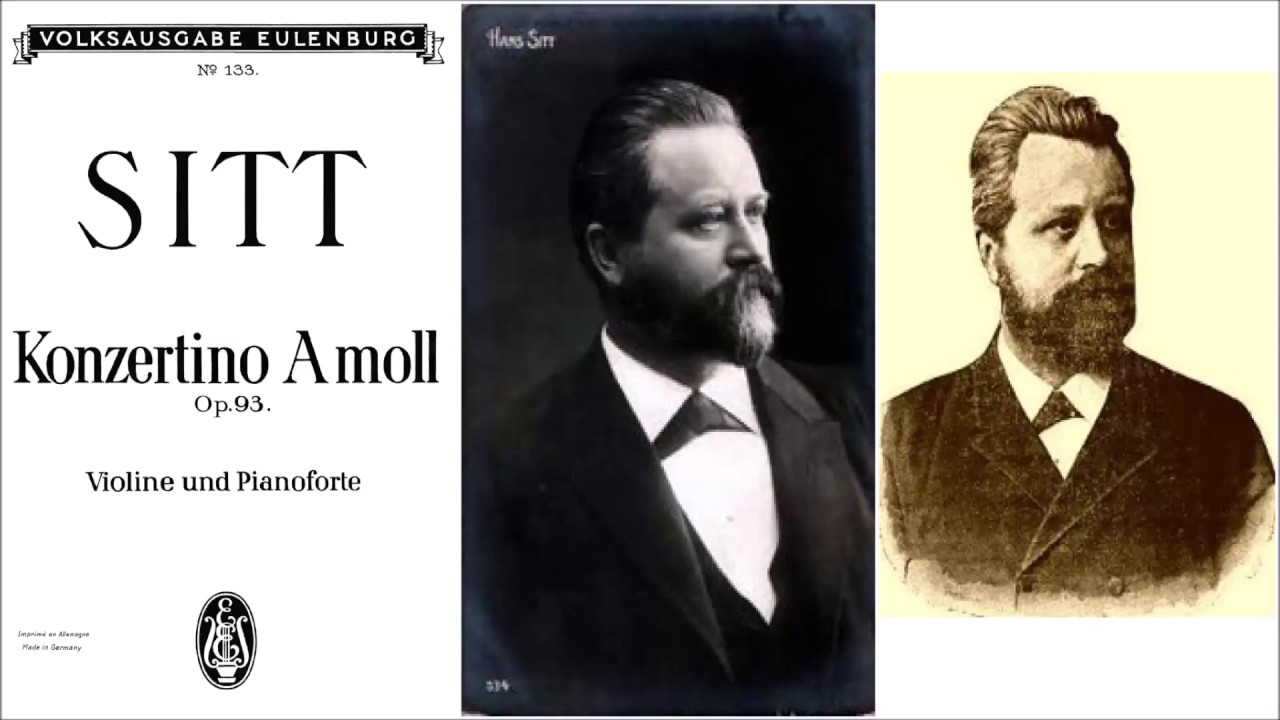 Sitt, Hans Violin Concertino Op.93 for violin + piano - YouTube